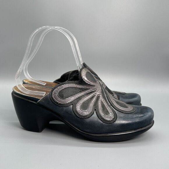 Naot | Shoes | Naot Adore Ink Womens 7 Leather Armor Patent Leather ...